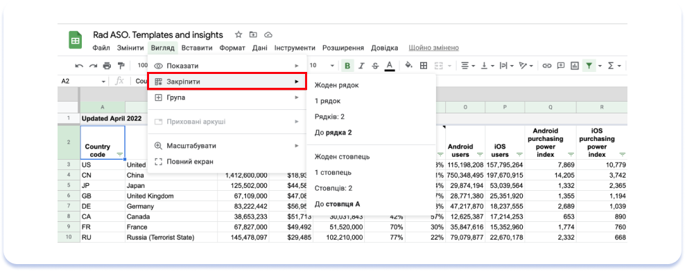 Як працювати з Google Spreadsheets — гайд для новачків